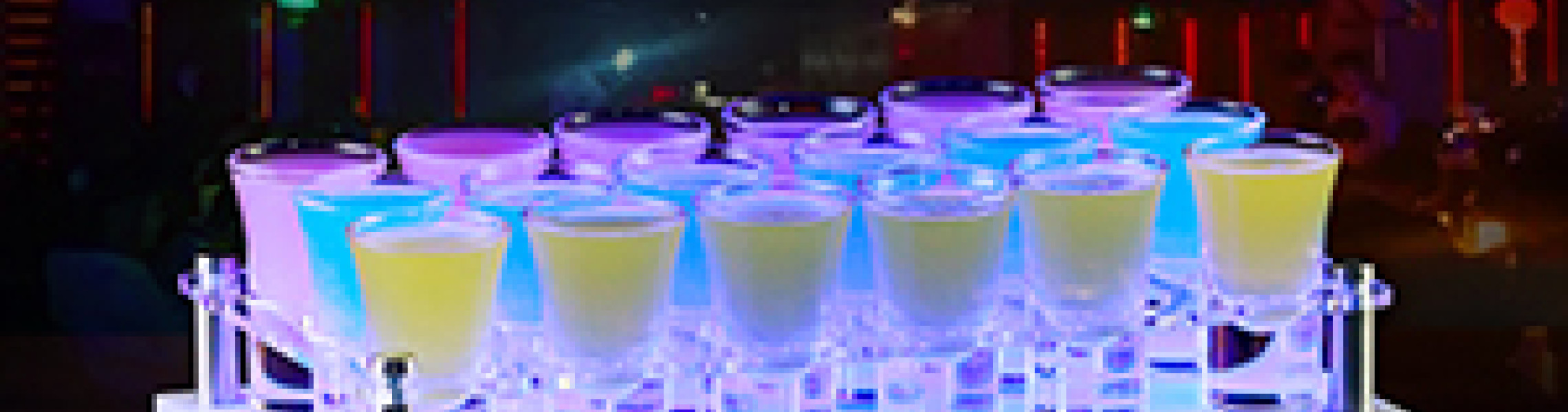 Customized Nightclub Bar LED Promotional Supplies LED Shot Tray Nurluce