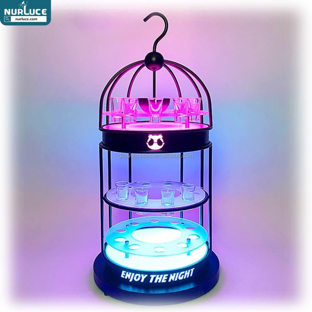 Customized Nightclub Bar LED Promotional Supplies LED Shot Tray LED ...