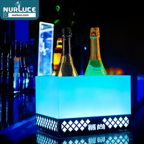 Customized Nightclub Bar LED Promotional Supplies LED Ice Bucket Nurluce