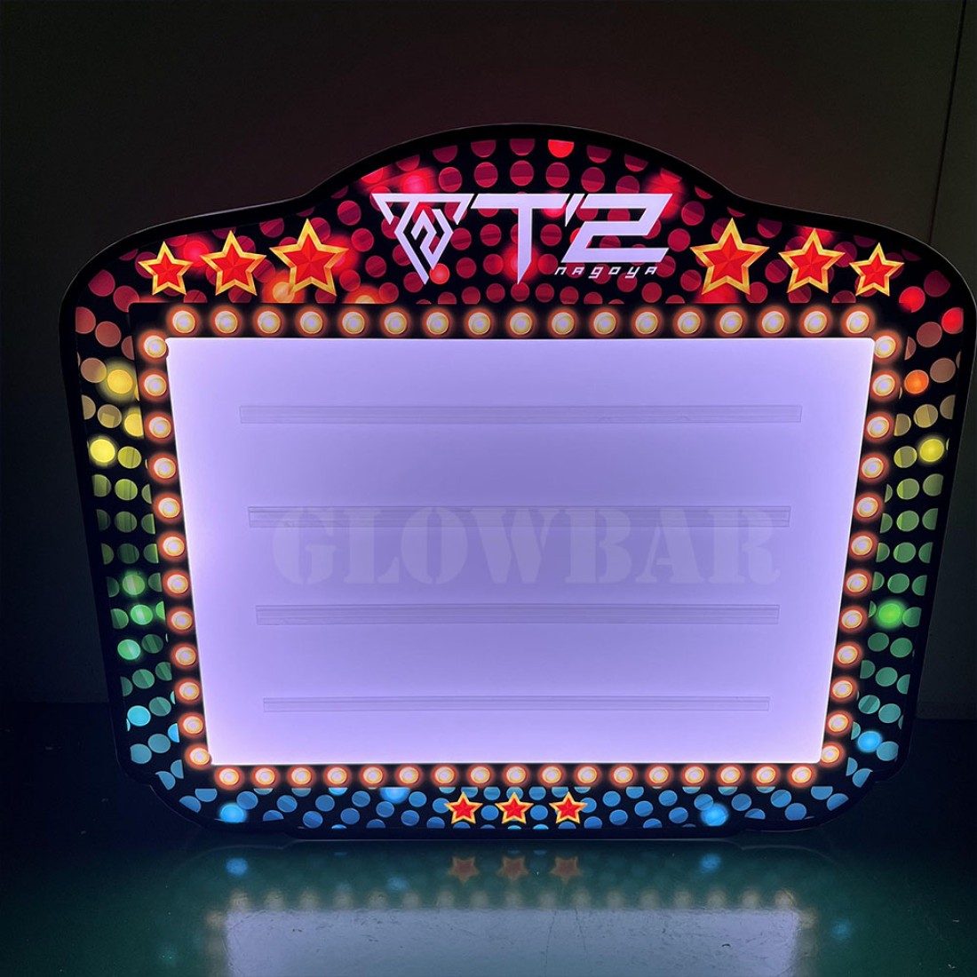 Nurluce LED Bottle Presenter Custom Logo Vip Board Letter Message ...
